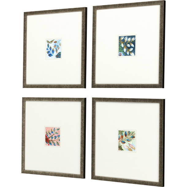 Wildon Home® Botanica III S/4 Framed On Paper 4 Pieces by Adamson-Ray ...
