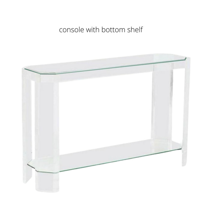 Clear Home Design 40'' Console Table | Wayfair