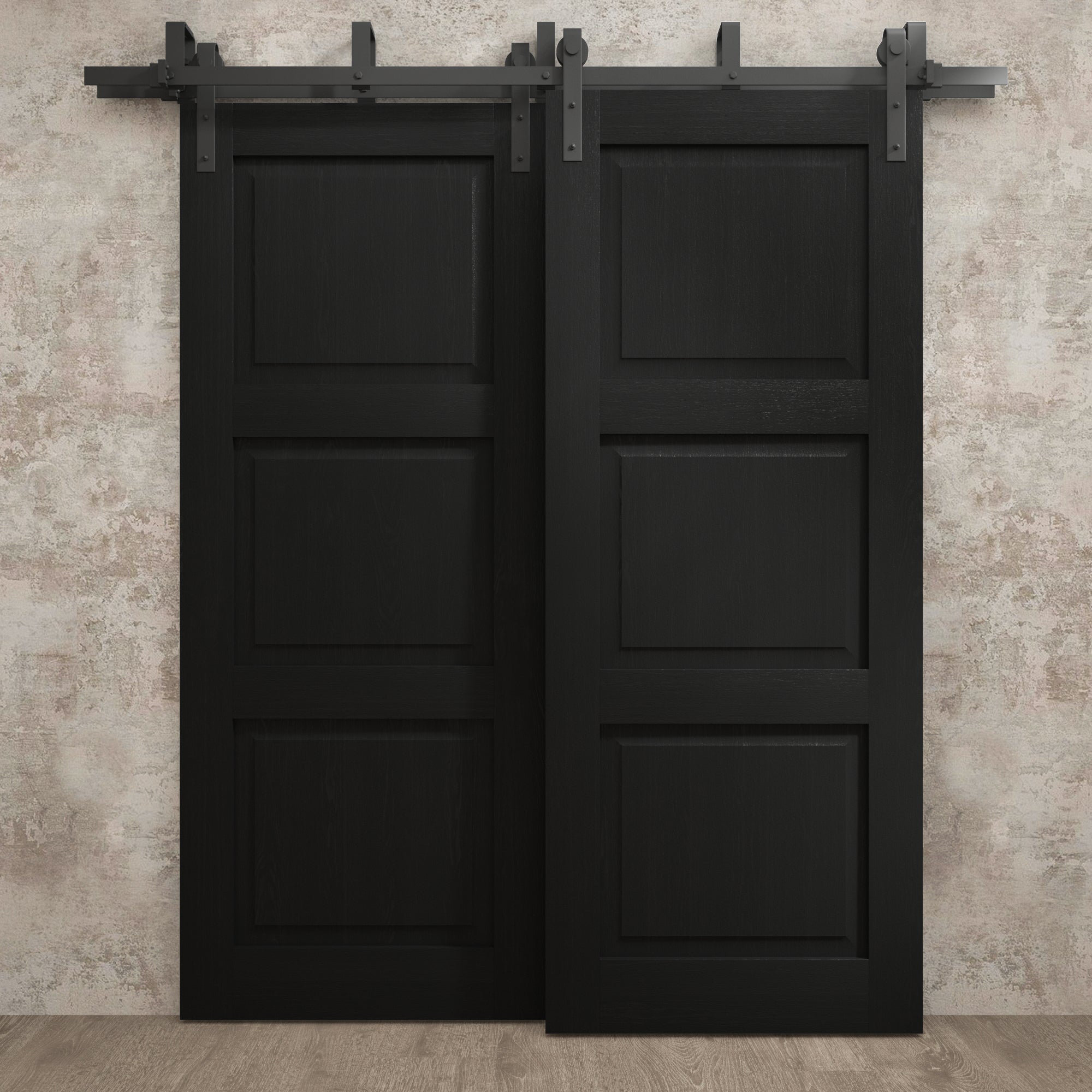 SARTODOORS Sliding Closet Barn Bypass Doors | Ego 5010 | Modern Rails ...