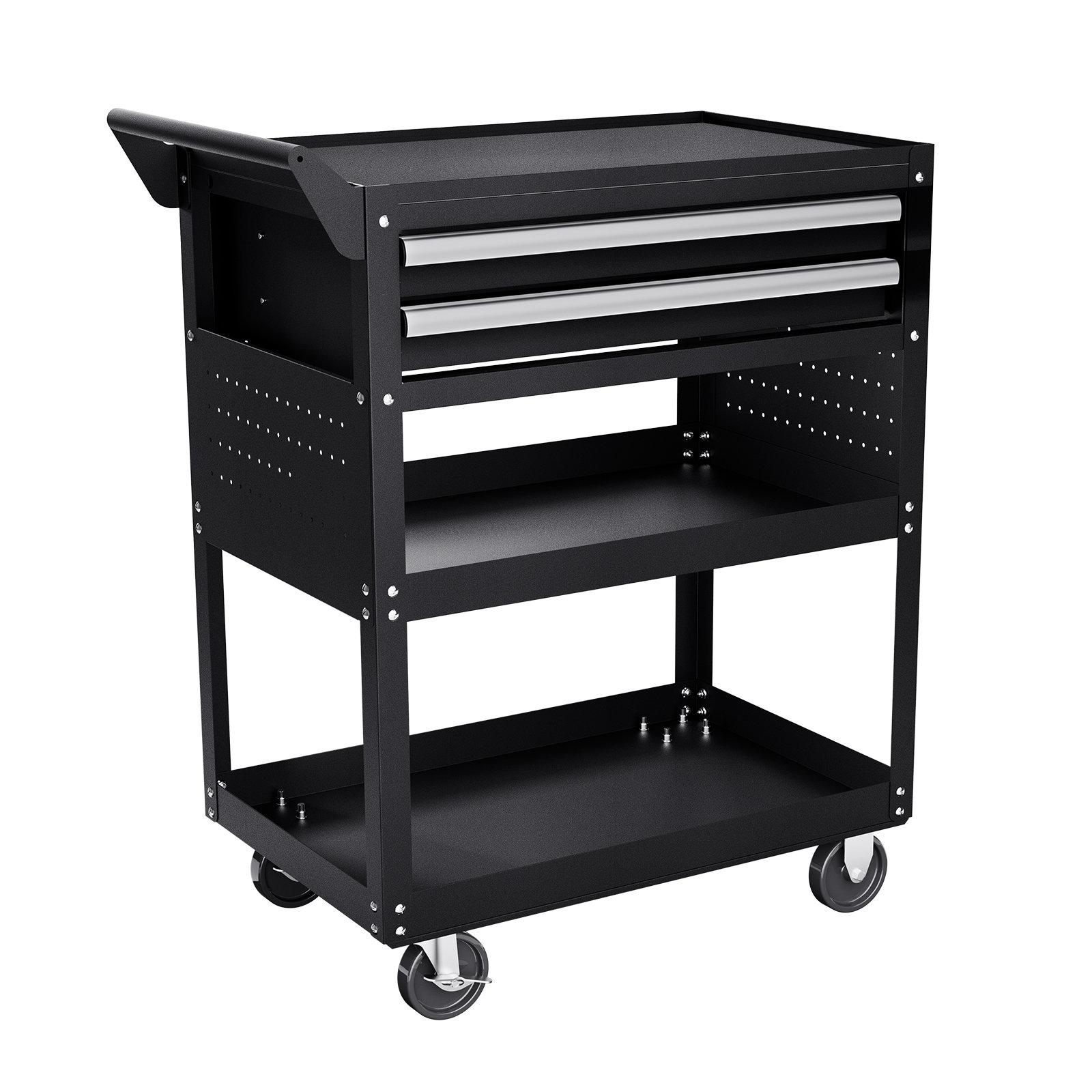 Stellweilan Tessberg 5-Tier Tool Cart on Wheels 400 lb Rolling Work ...