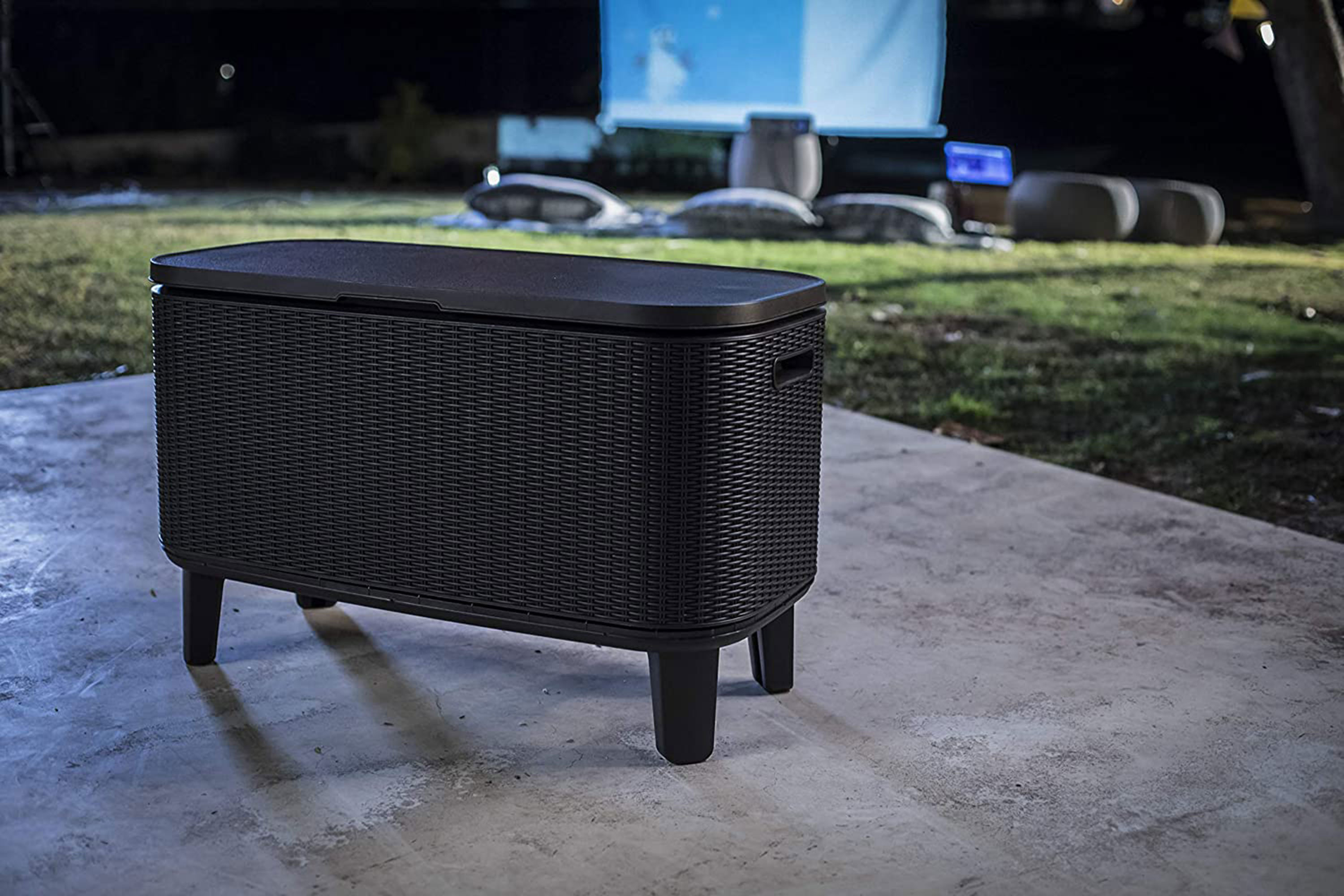 Keter Bevy Bar Cocktail Table - Anthracite/grey | Wayfair.co.uk