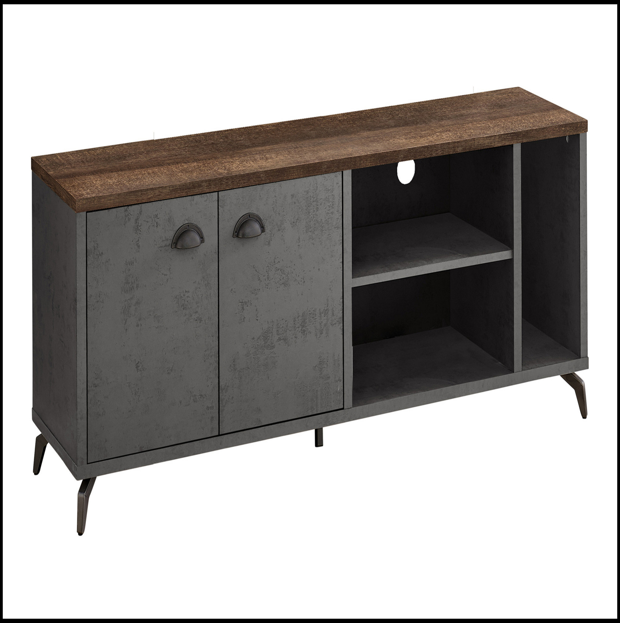 George Oliver Tv Stand, 60 Inch, Console, Media Entertainment Center ...