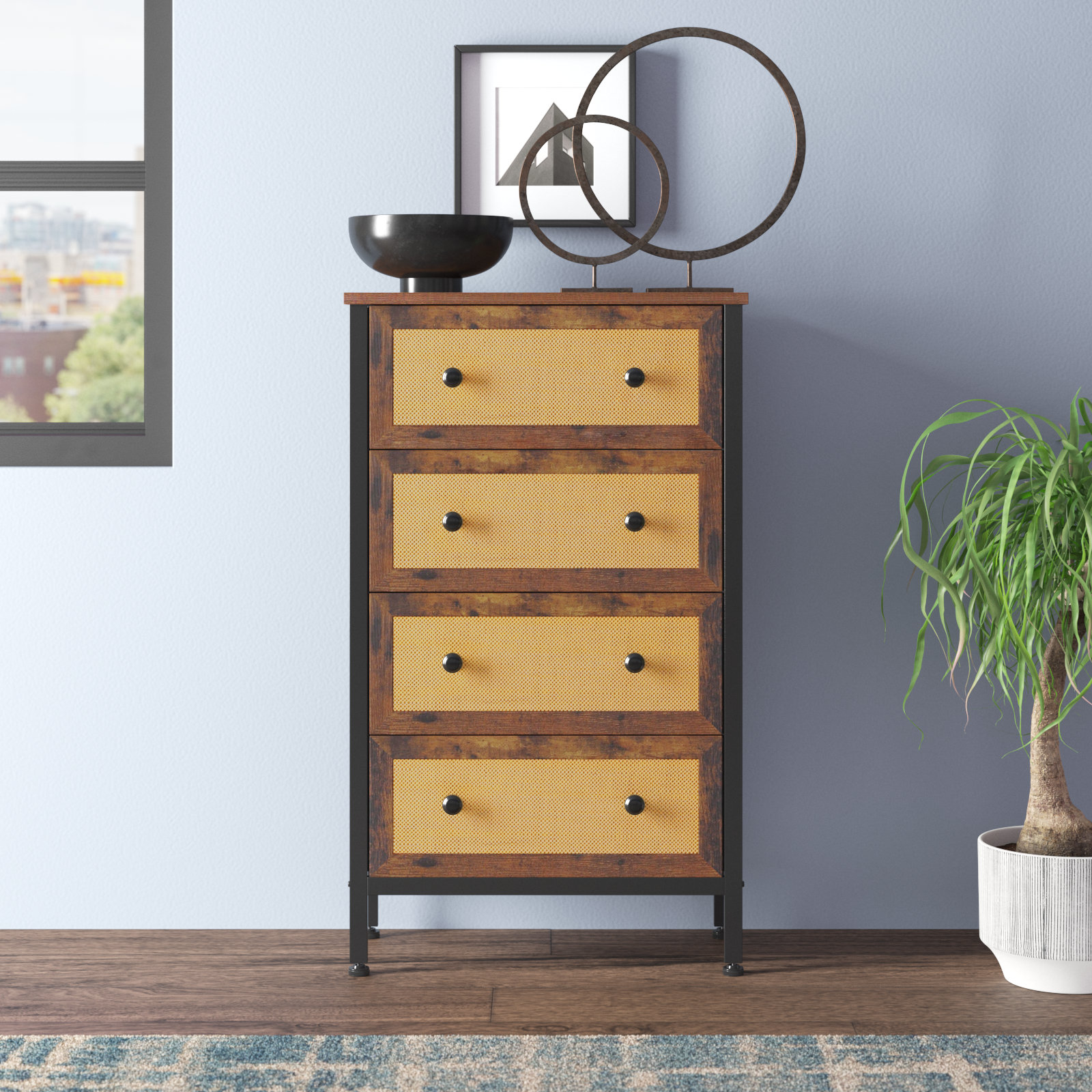 Lark Manor Alv 4 Drawer 24.4" W Lingerie Chest & Reviews - Wayfair Canada