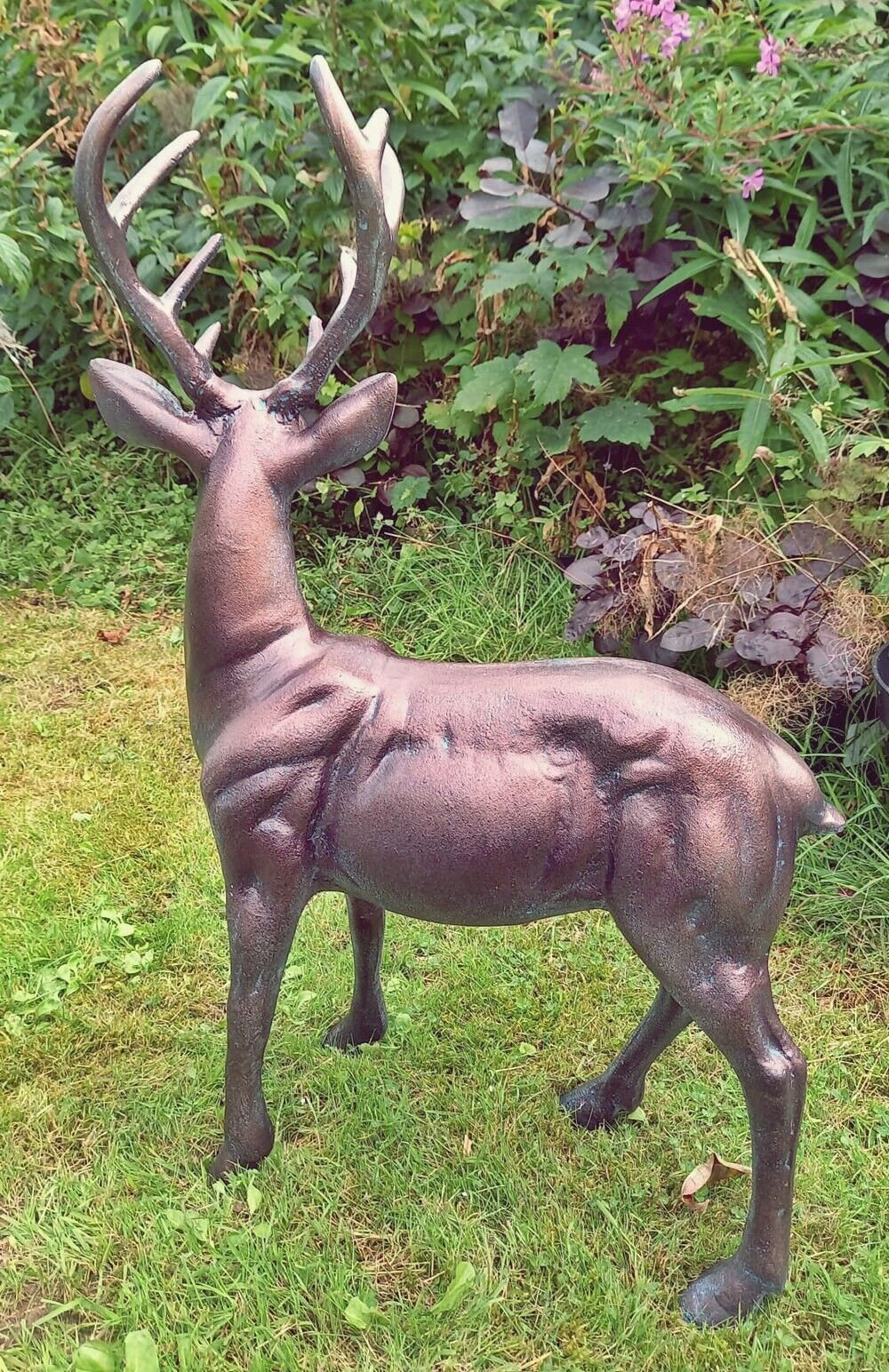 Inspirational Gifting Standing Stag Aluminium Dear Sculpture | Wayfair ...
