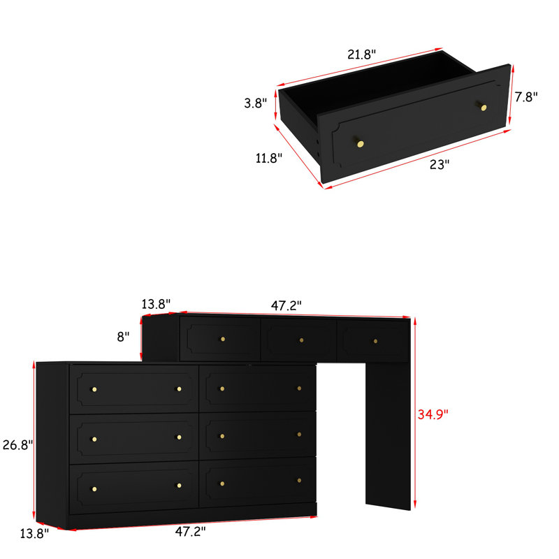Lark Manor™ Removable 9- Drawer Closet System | Wayfair