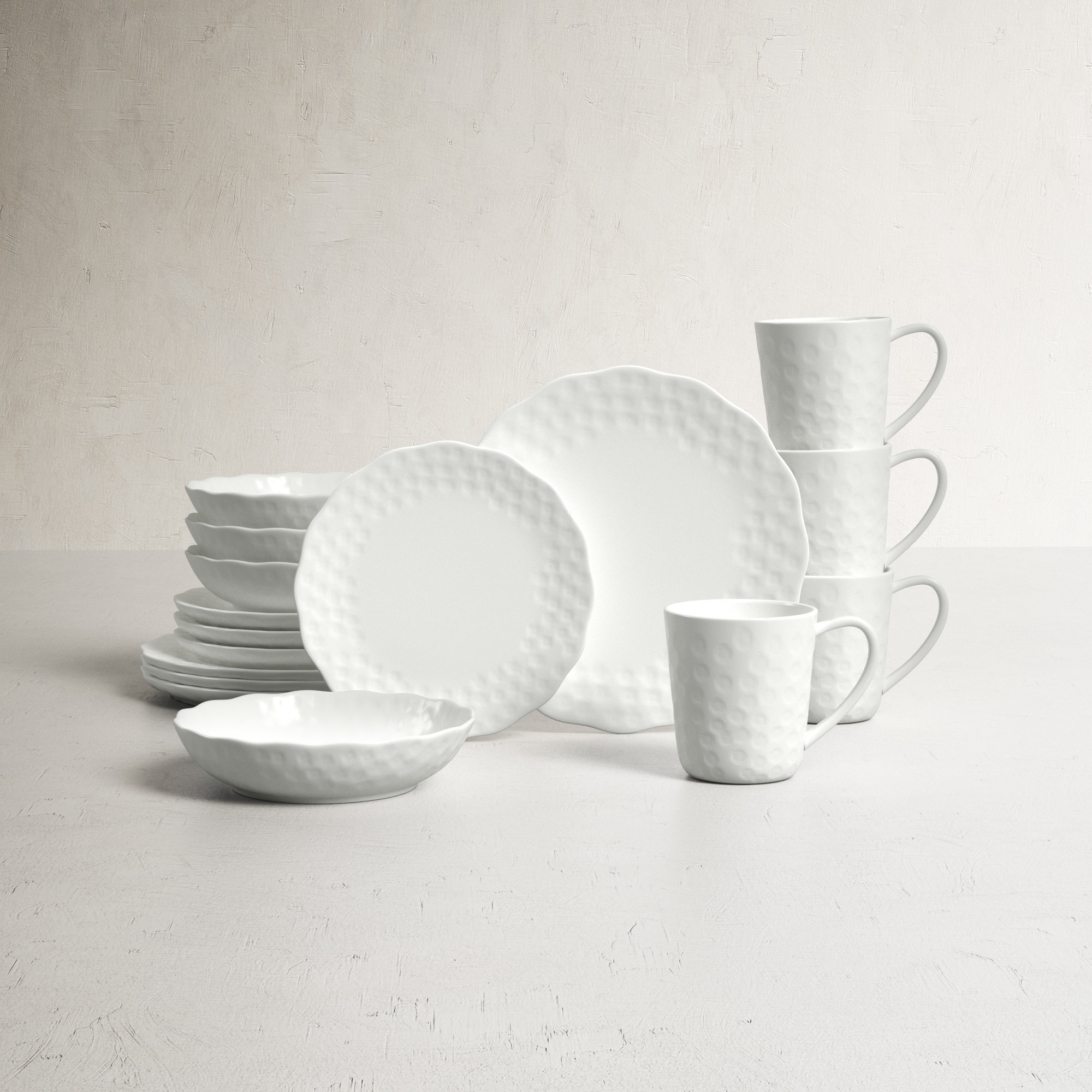 Birch Lane™ Wingfield 16 Piece Dinnerware Set, Service for 4 & Reviews ...