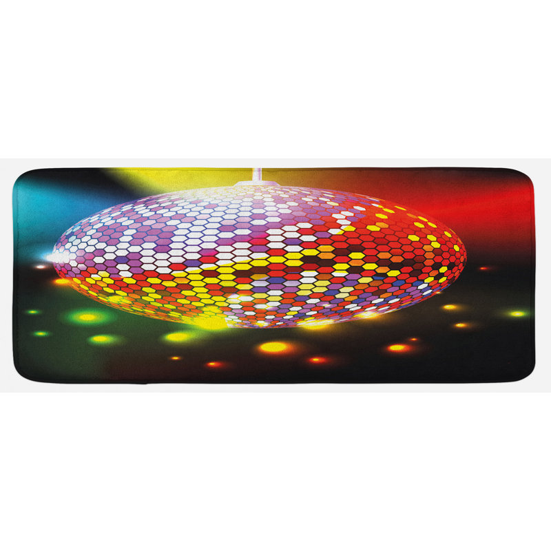 East Urban Home Vibrant Colorful Disco Ball Nightclub Celebration Party ...