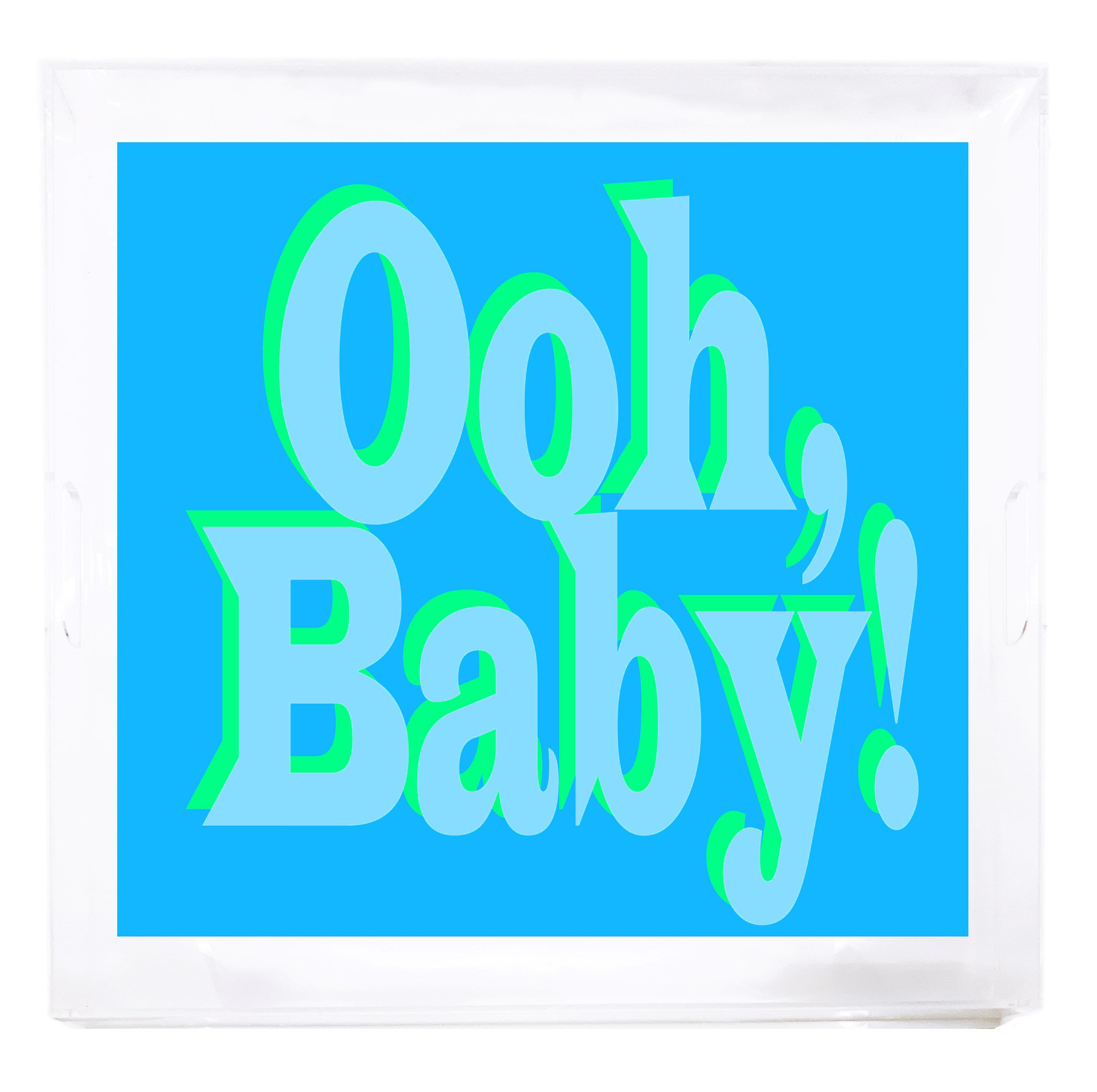 Nicolette Mayer Ooh Baby Acrylic Square Decorative Tray | Wayfair