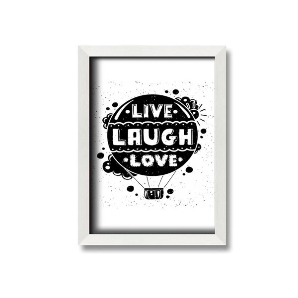 Happy Larry Setta Live Laugh Love 2 - Single Picture Frame Art Prints ...