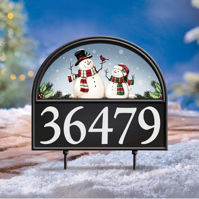Red Barrel Studio® Four Seasons Address Marker Garden Stake & Reviews ...