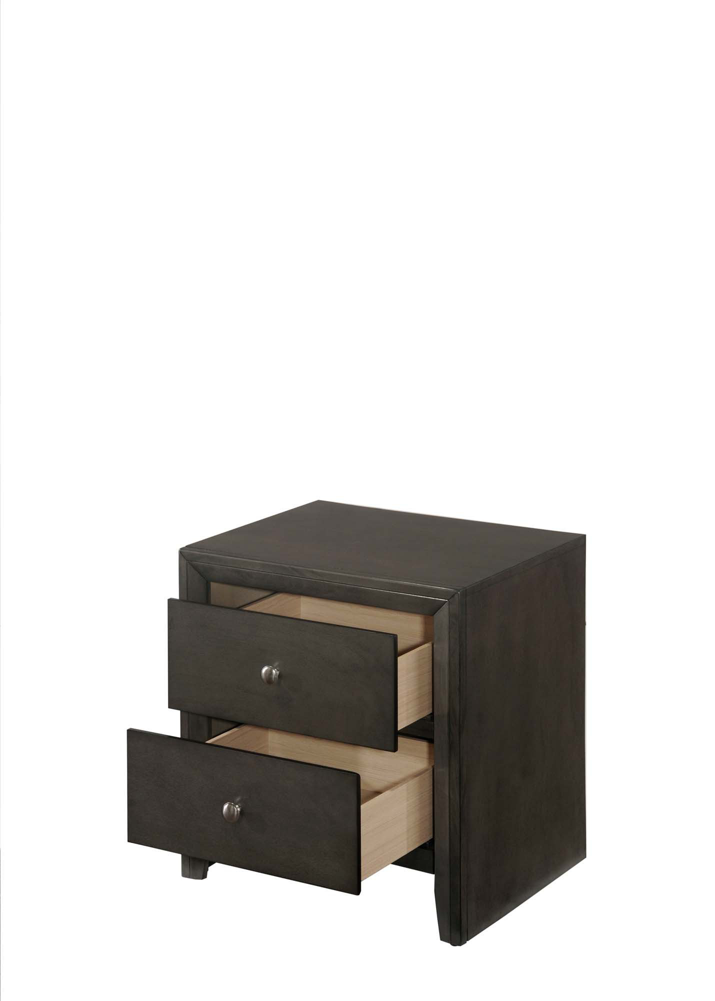 Red Barrel Studio® Contemporary Modern Look 2-Drawer Nightstand End ...
