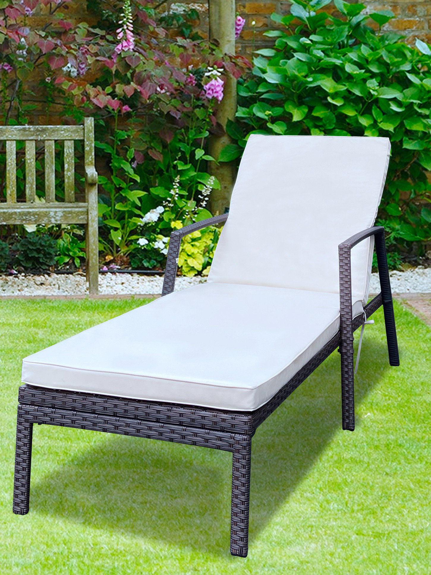 Red Barrel Studio® Luite Outdoor PE Rattan Chaise Lounge | Wayfair