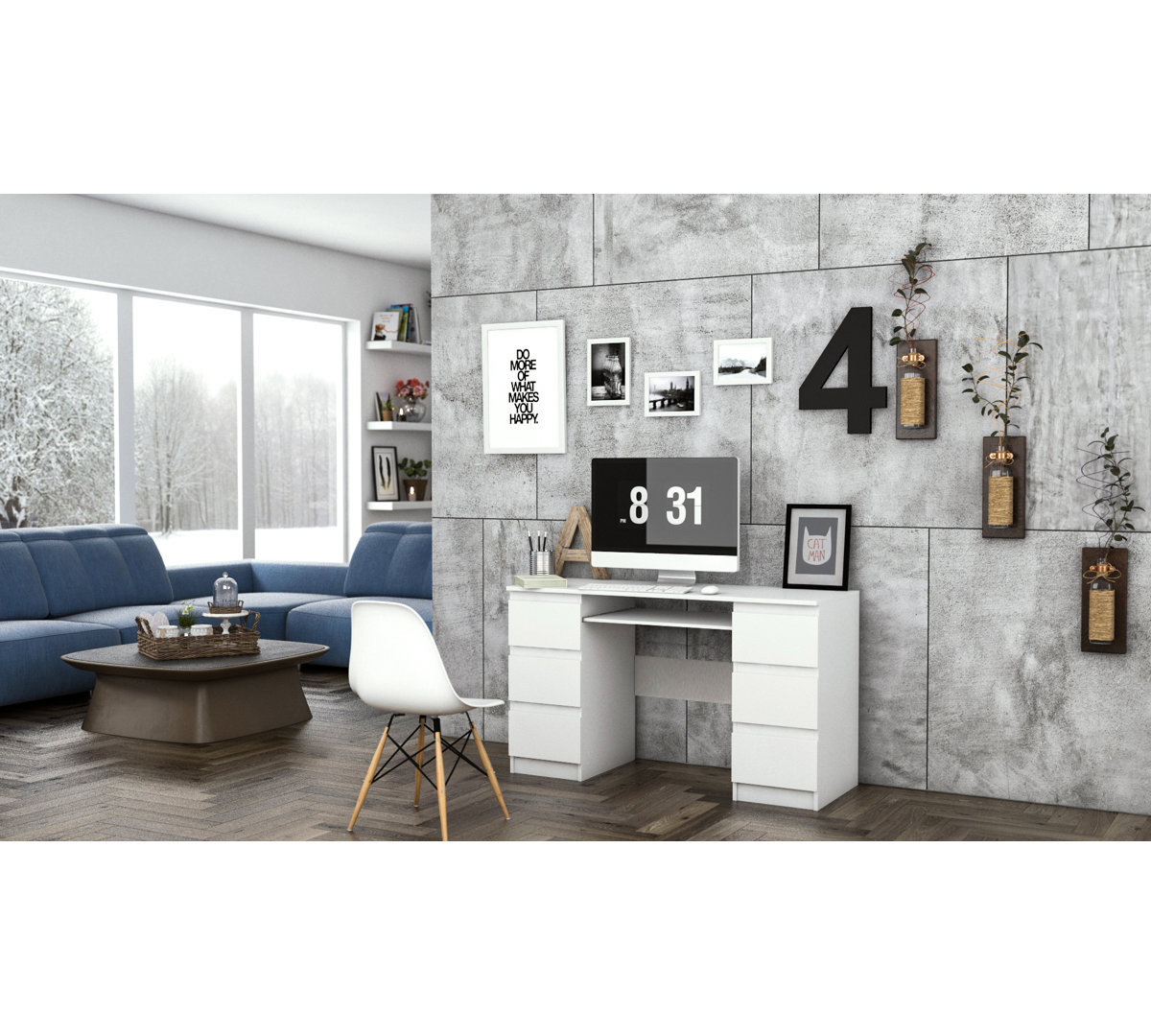 Wade Logan Laverton Computer Desk & Reviews | Wayfair.co.uk