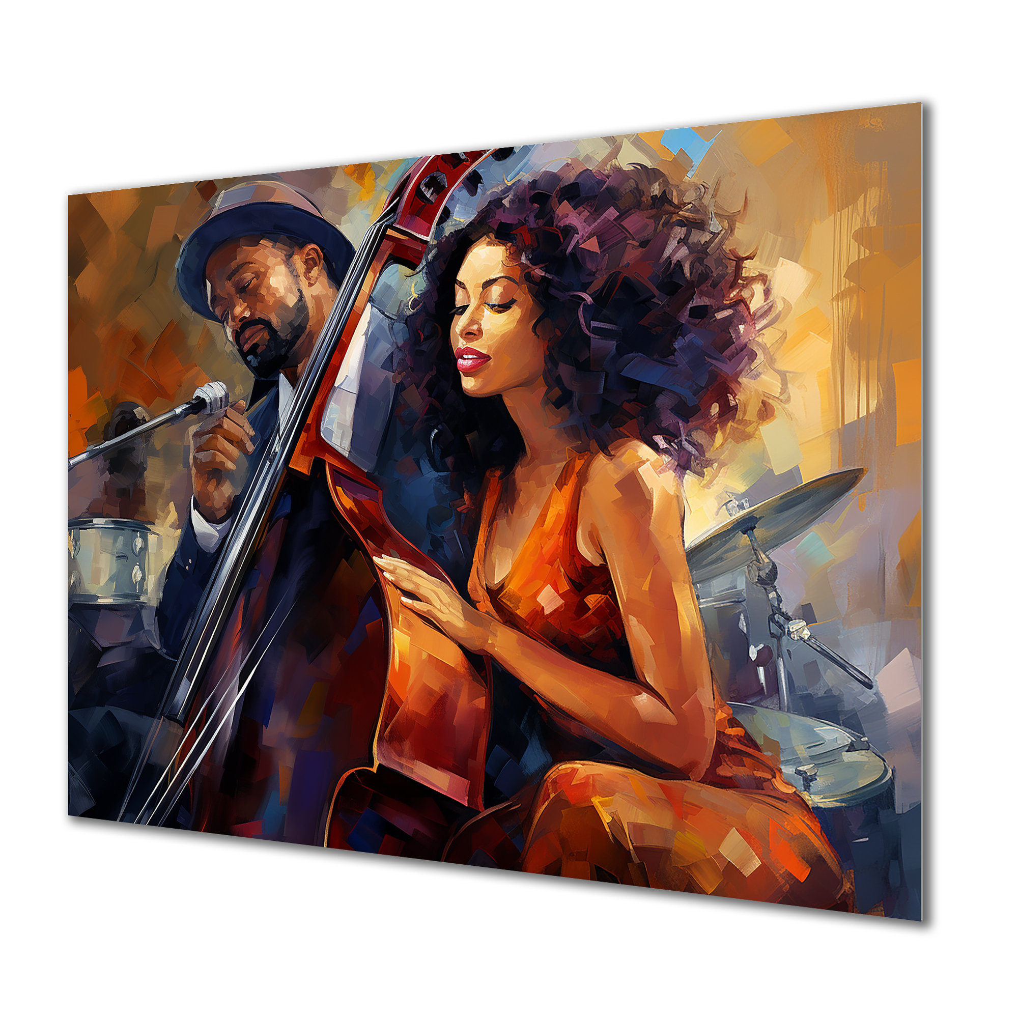 Lark Manor™ All That Jazz Female Singer With Double Bass - Musician ...