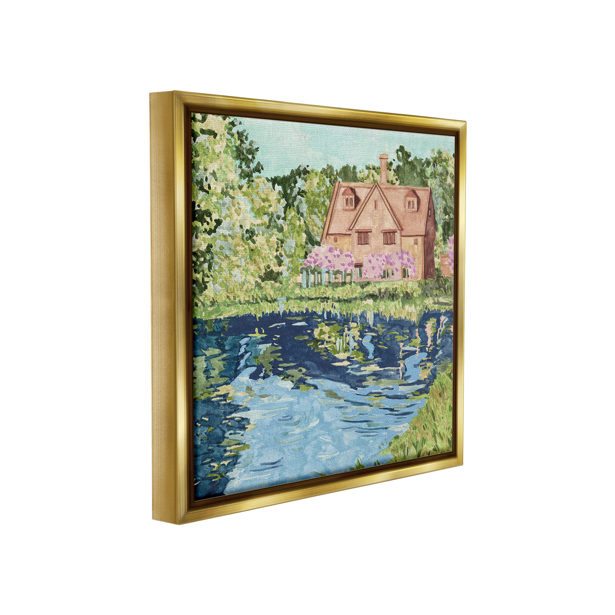 Breakwater Bay " Country Cottage & Pond Floater Frame " by Melissa Wang ...
