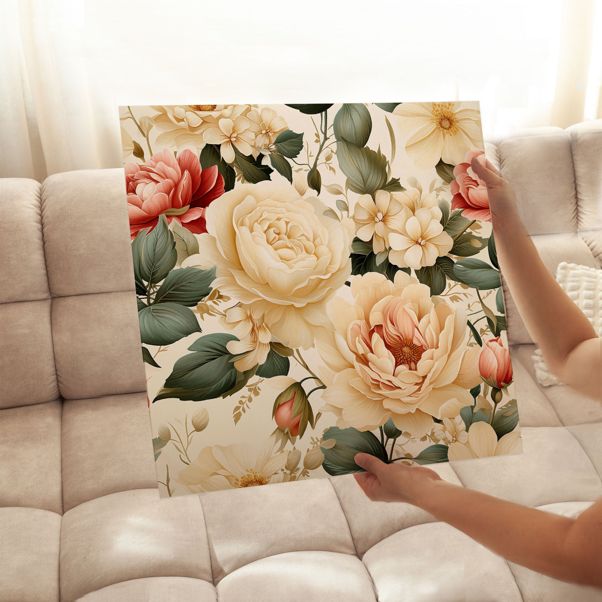 Winston Porter Floral Shabby Chic Flower Pattern VI Shabby Chic ...