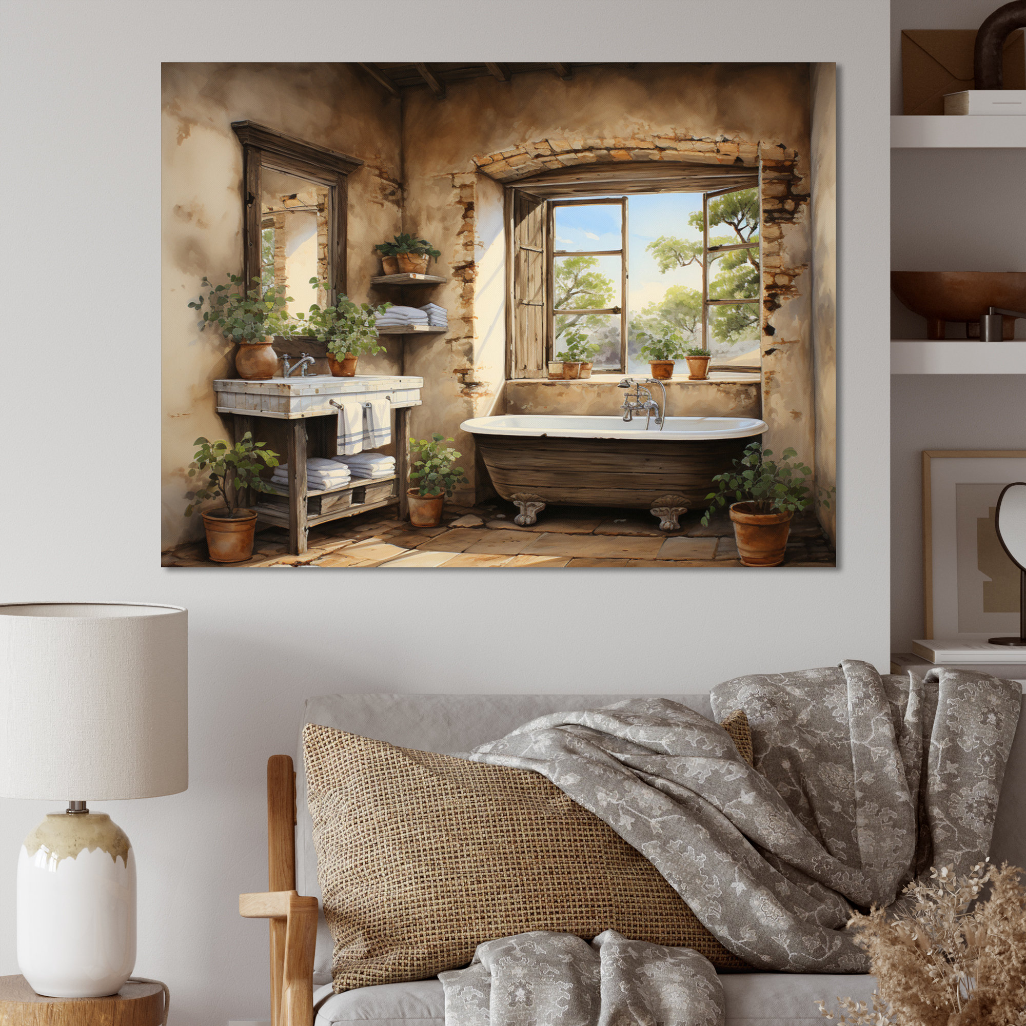 Rosalind Wheeler Chakera Laundry Rustic Vibe II - Wayfair Canada