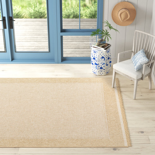 Birch Lane™ Adalina Machine Woven Indoor/Outdoor Rug & Reviews | Wayfair
