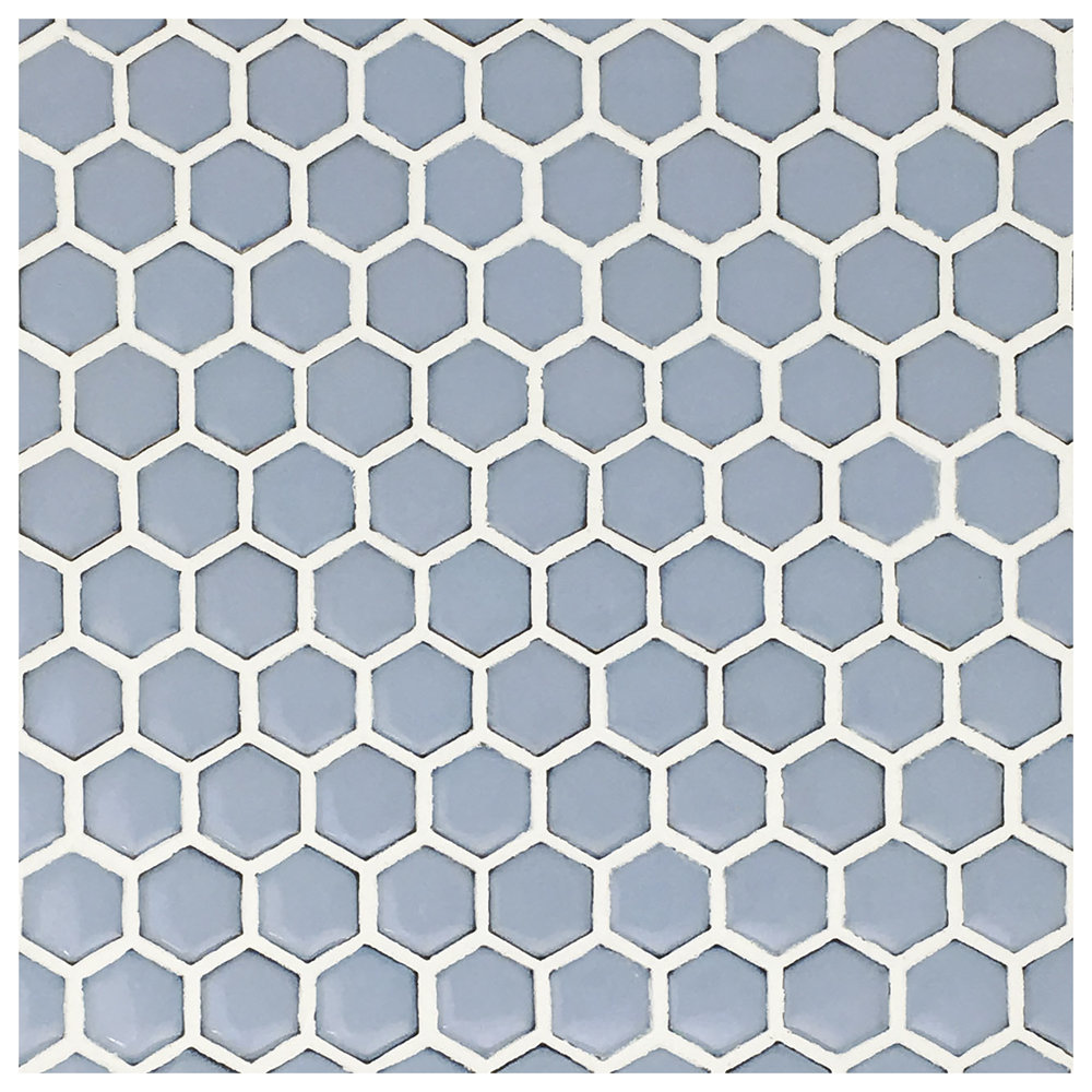 KDC Tile and Marble 1" x 1" Ceramic Mosaic Sheet Wall Tile & Reviews ...