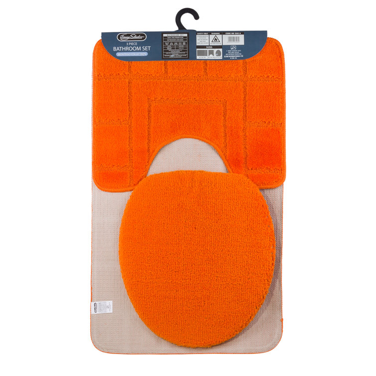 17 Stories Abibatu 3 Piece Set Bath Mat & Reviews | Wayfair.co.uk