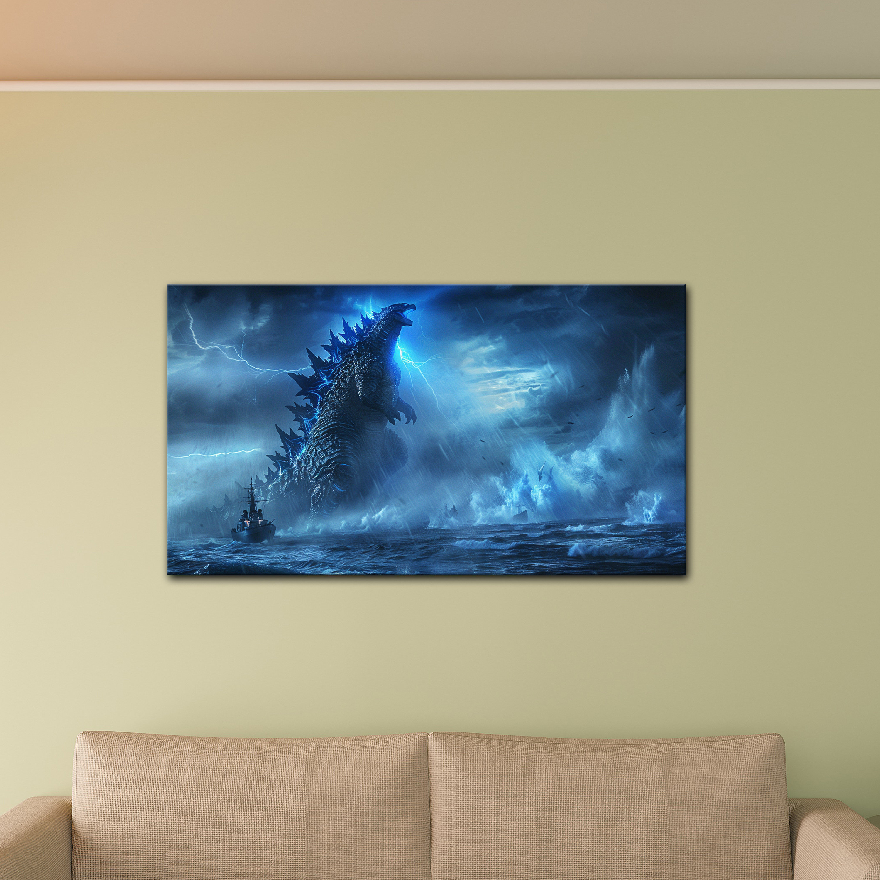 A Home Tidal Judgment: Godzilla Under the Thunder by Genie's Poems ...