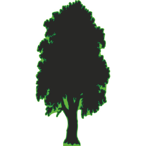 Wet Paint Printing SP13357 Tree Silhouette Cardboard Cutout Standee ...