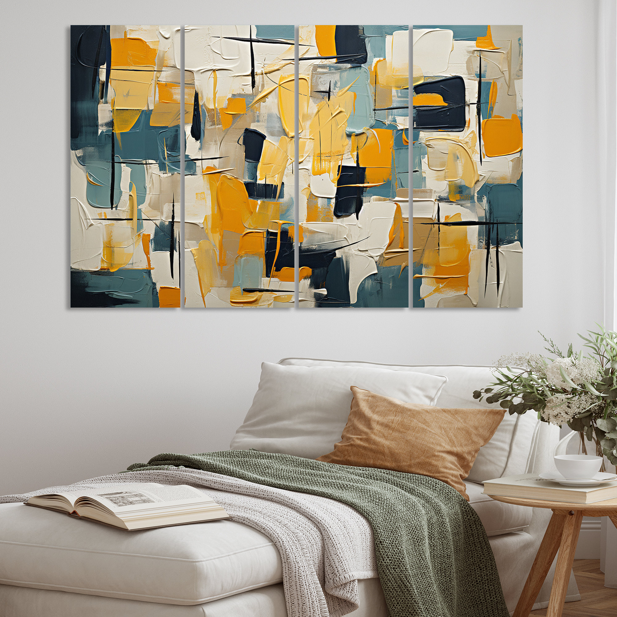 Design Art Squared Ceremony Abstract Expressionism I - Abstract Wall ...