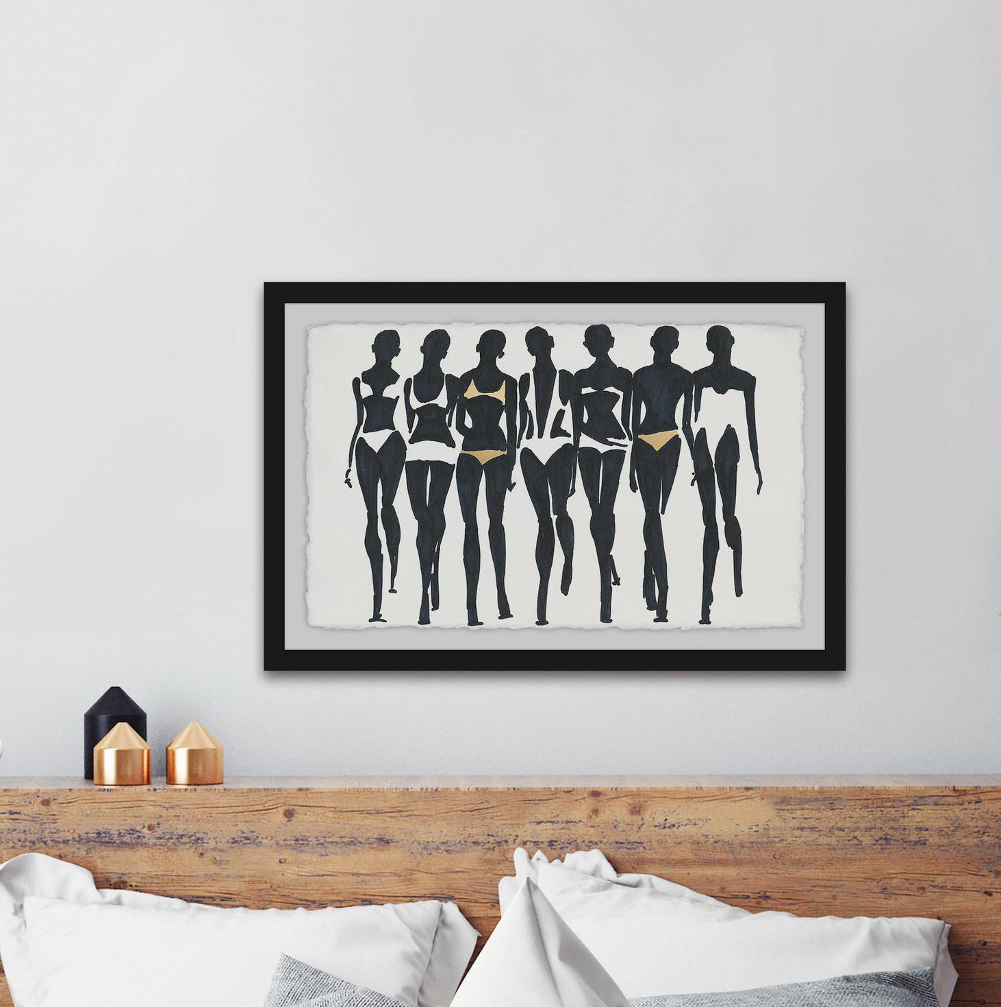 Mercer41 'Bikini Style II' Framed Acrylic Painting Print - Wayfair Canada