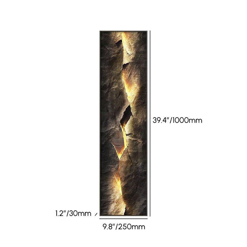 Orren Ellis Modern Abstract LED Wall Art With Backlit Light Home Decor ...