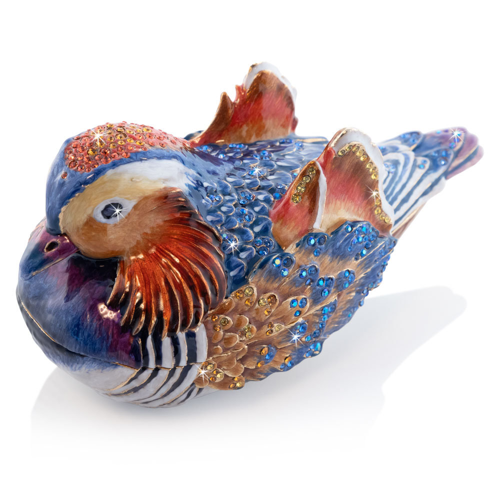 Jay Strongwater Tanner Mandarin Duck Box | Wayfair