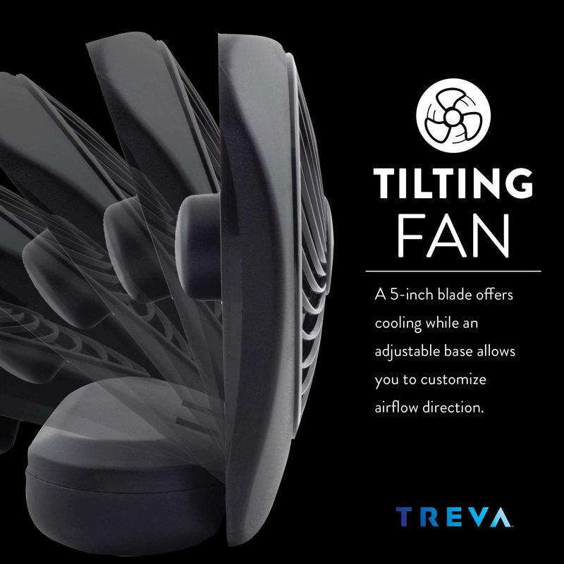 Treva 6.29" Personal Fan & Reviews | Wayfair