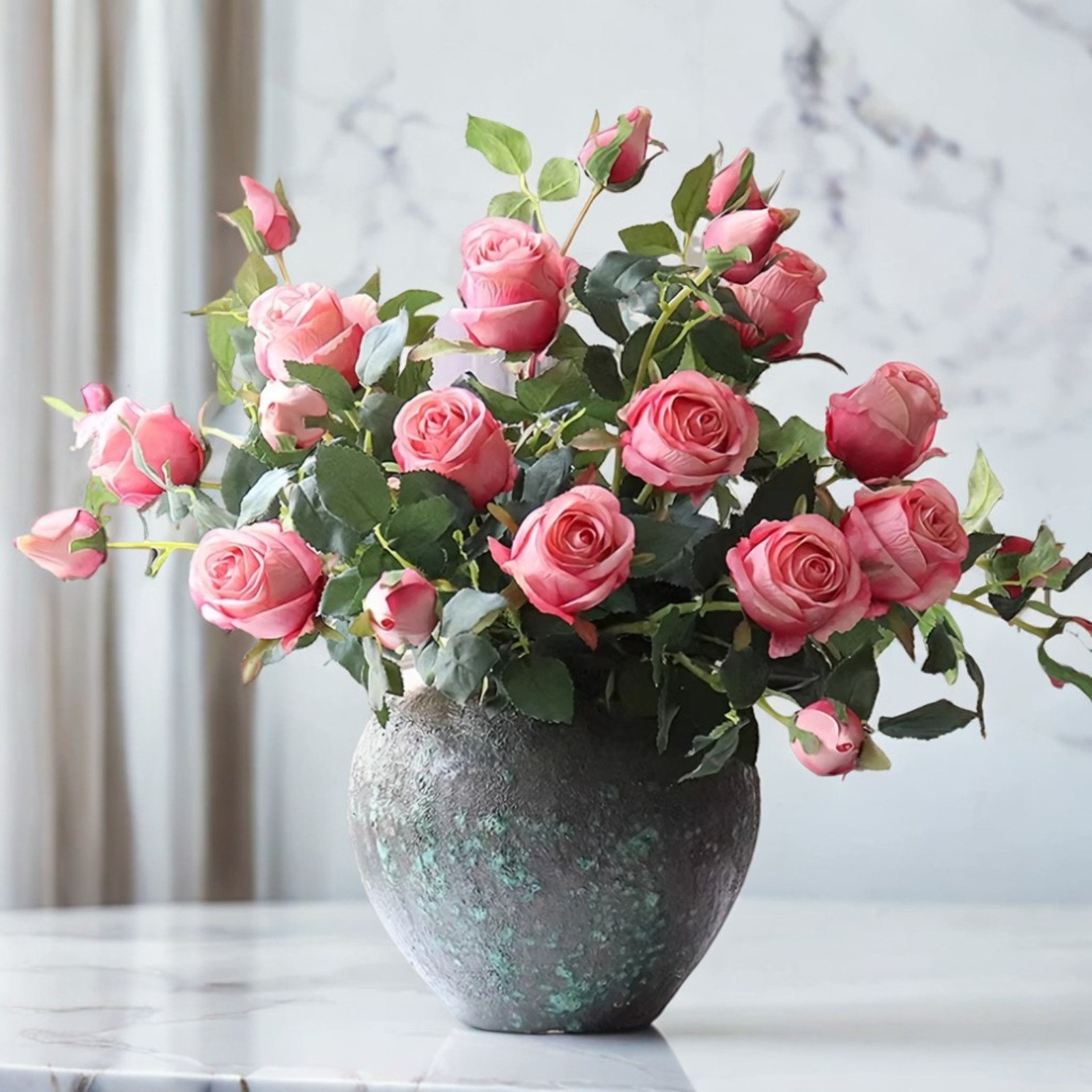 Padise Epoch Simulated Flower Bouquets, Fake Flower Decorations ...