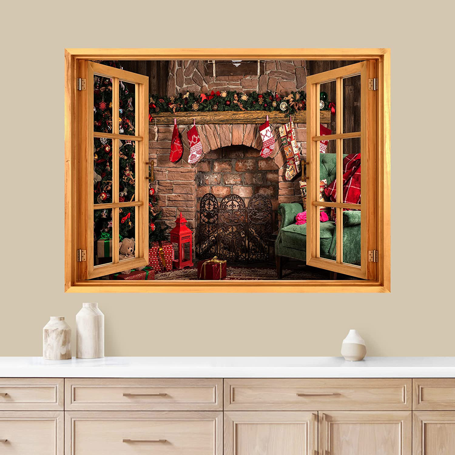 IDEA4WALL Christmas Smooth Wall Mural - Wayfair Canada