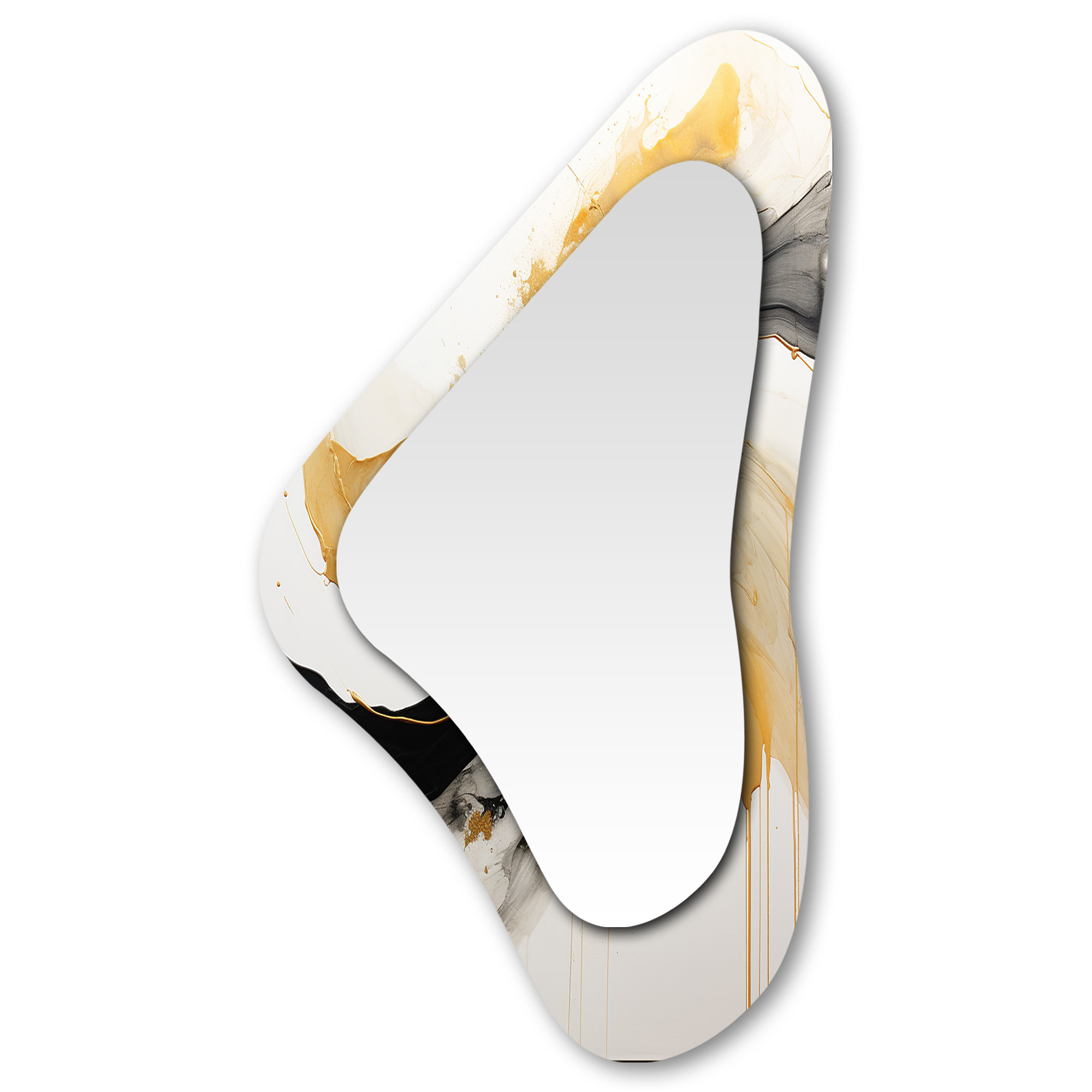 Ivy Bronx Immersion Dance Watercolor In Gold And Yellow - Abstract ...