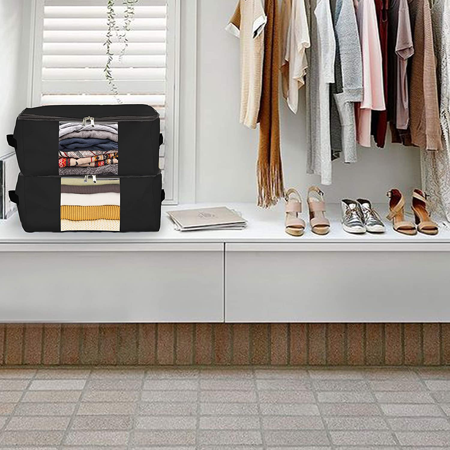 Rebrilliant Paquet de 2, sac de rangement surdimensionné à haute ...