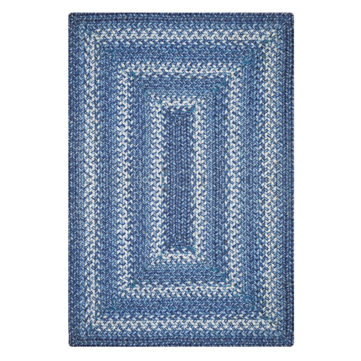 August Grove® Daishon Jute Blue Braided Rug for Living Room, Bedroom ...