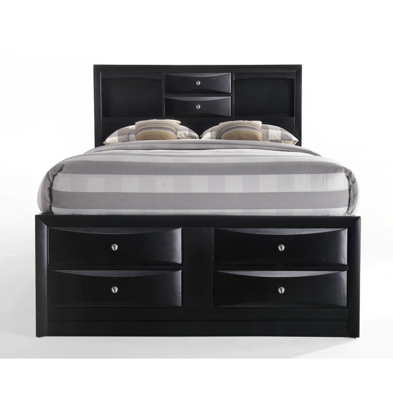 Wildon Home® Gourley Black Storage Bed | Wayfair