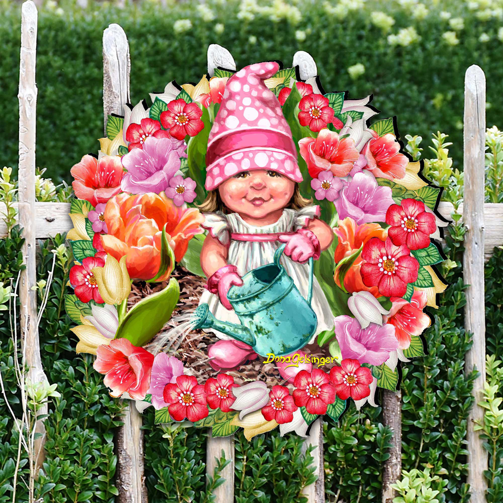 Trinx Spring Wreath Blossom Wall Decor | Wayfair