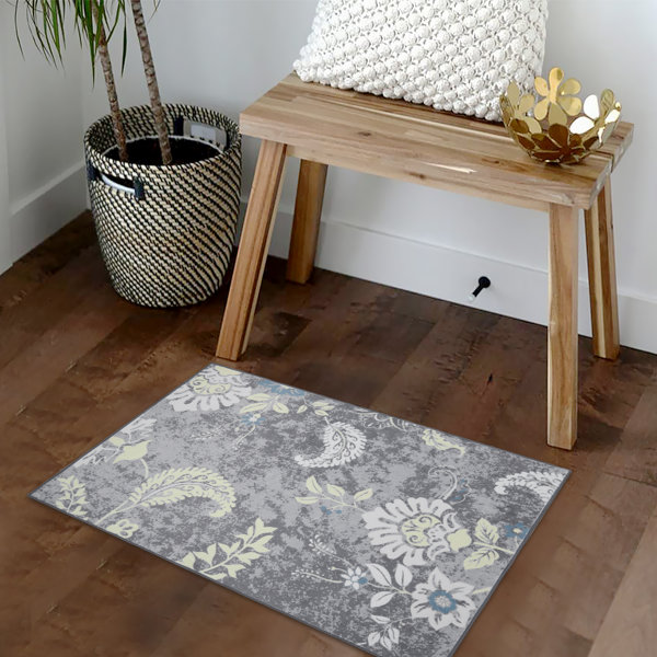 Red Barrel Studio® Damar Floral Indoor Rug | Wayfair