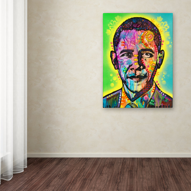 Trademark Art Obama On Canvas by Dean Russo Print & Reviews | Wayfair