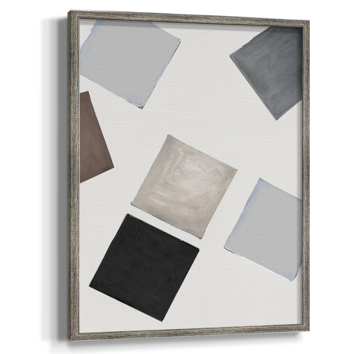 Wrought Studio™ Block Encounter Revisit I Framed Print - Solid Wood ...