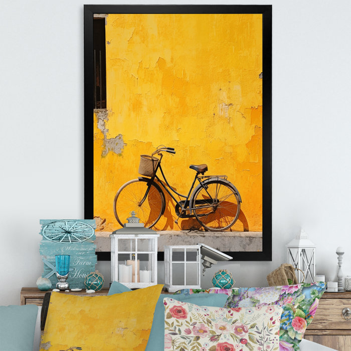 Ebern Designs " Lemon Leisure Bicycle " | Wayfair