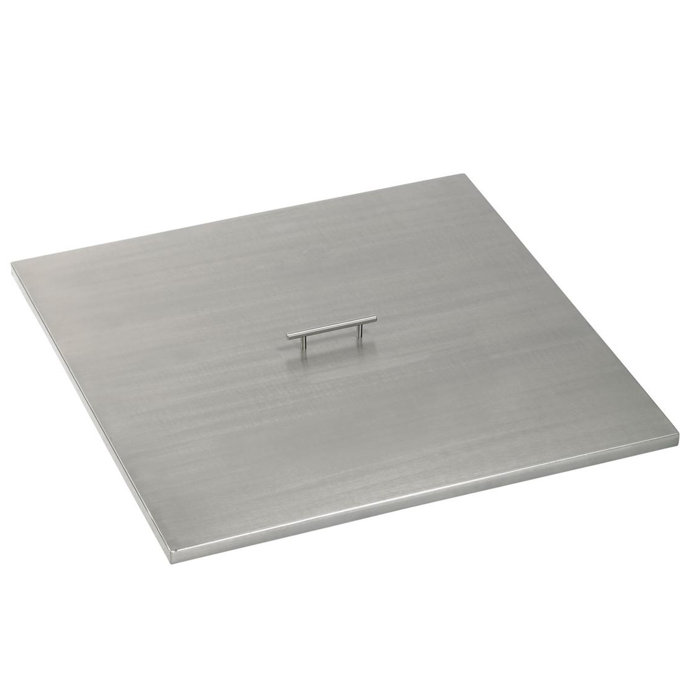 American Fireglass Square Stainless Steel Fire Pit Lid & Reviews | Wayfair