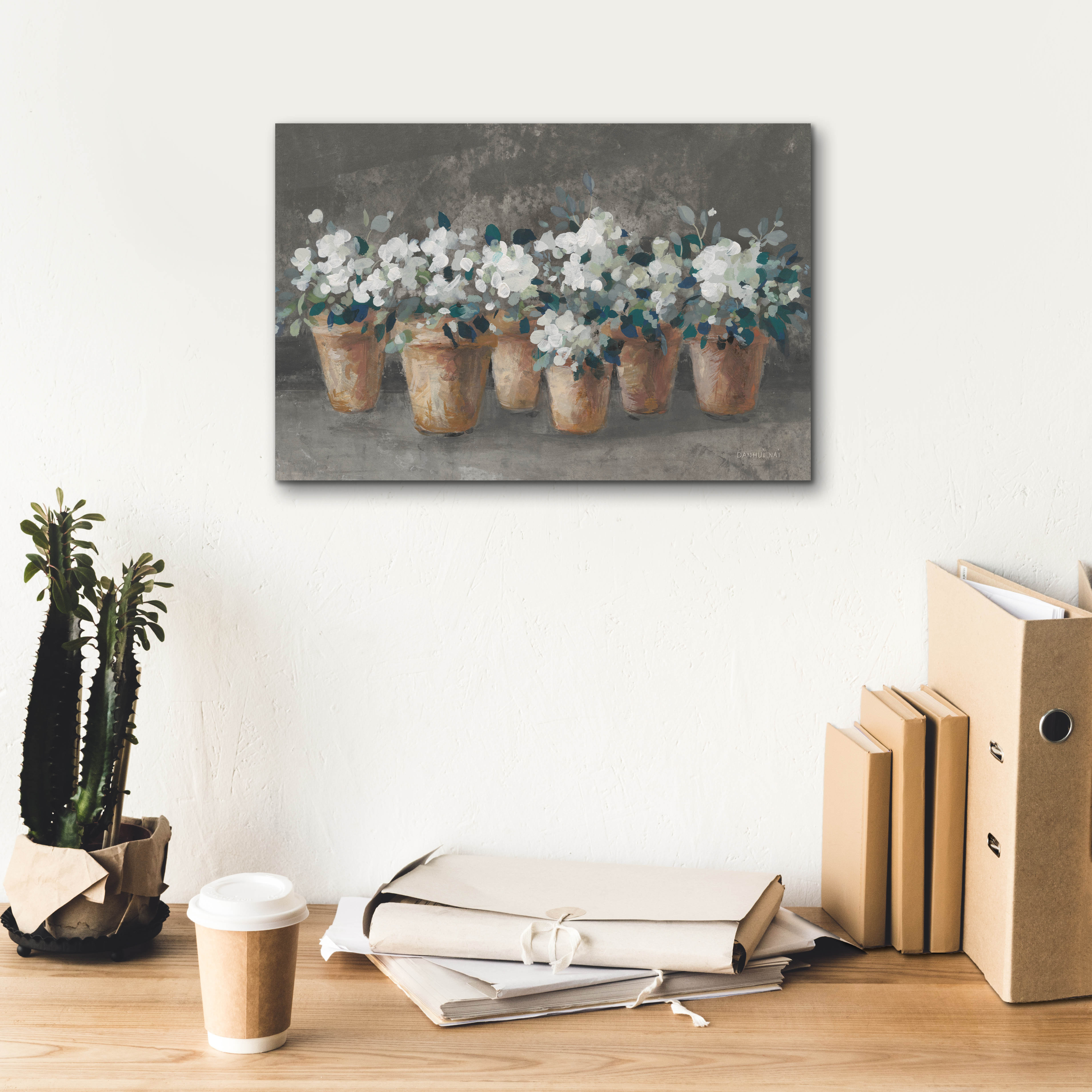 Winston Porter 'Geranium Glory 1 Light' by Danhui Nai Canvas Wall Art ...