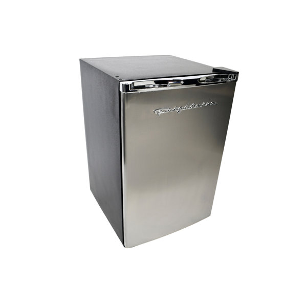 Frigidaire 4.6 Cu Ft Compact Fridge Chrome- Platinum Design | Wayfair