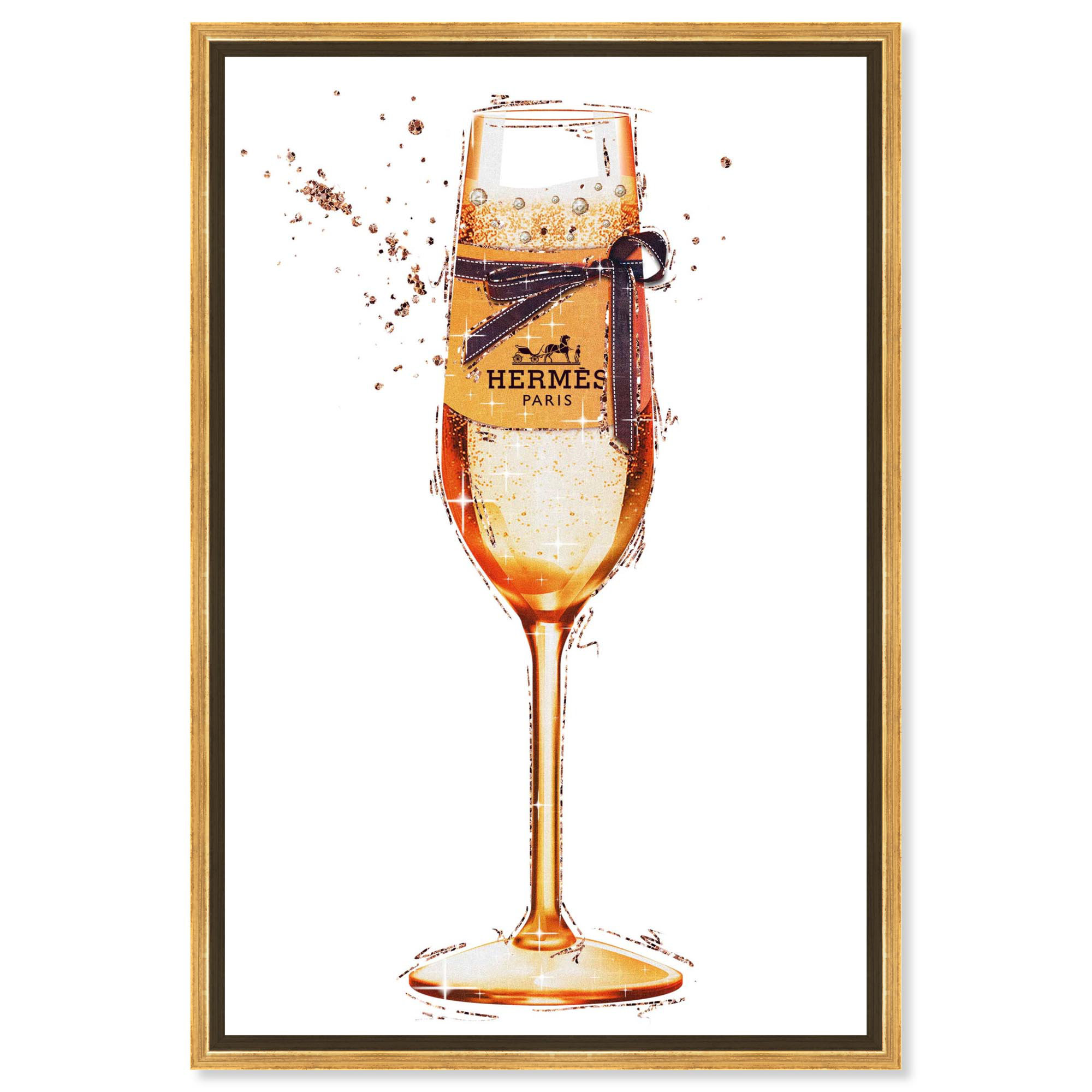 Art Remedy Classy Orange Toast Drinks and Spirits Wall Art by Art ...