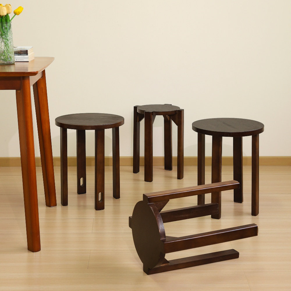 Latitude Run® Household Stools, Fragrant And Enjoyable, Solid Wood ...