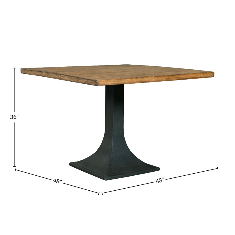 17 Stories Quannisha 48" Wide Counter Table, Antique Natural | Wayfair