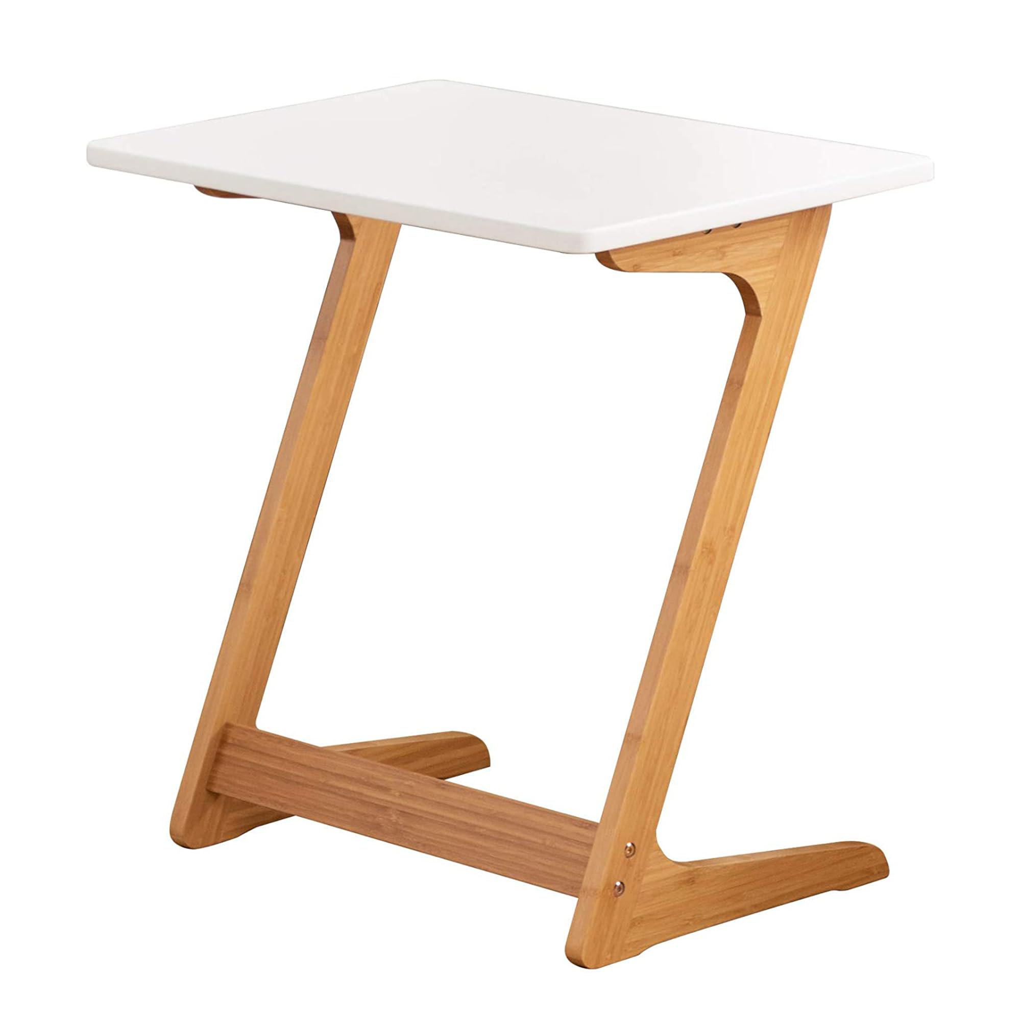 Corrigan Studio® Z-Shaped Bamboo TV Tray Table, Eco-Friendly, Multi ...