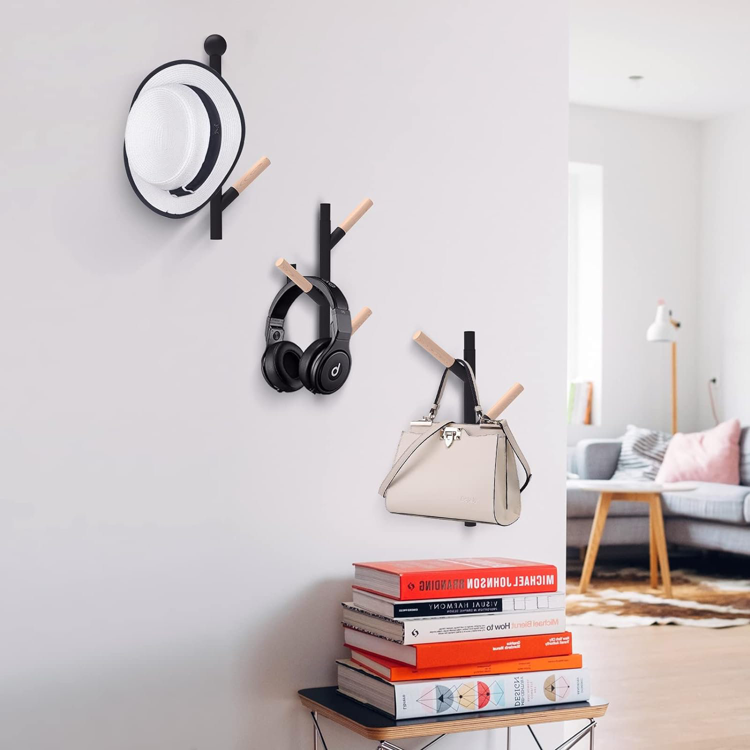 Winston Porter Refiye Metal Wall 8 - Hook Wall Mounted Coat Rack ...